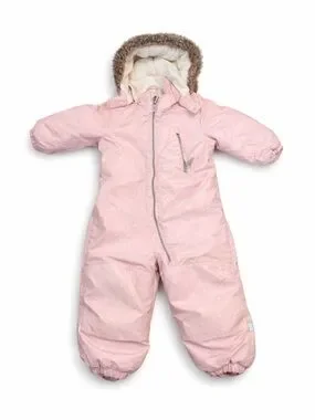 H&M | Jackets & Coats | Hm Baby Snowsuit 52 Years Pink Heart Print ...